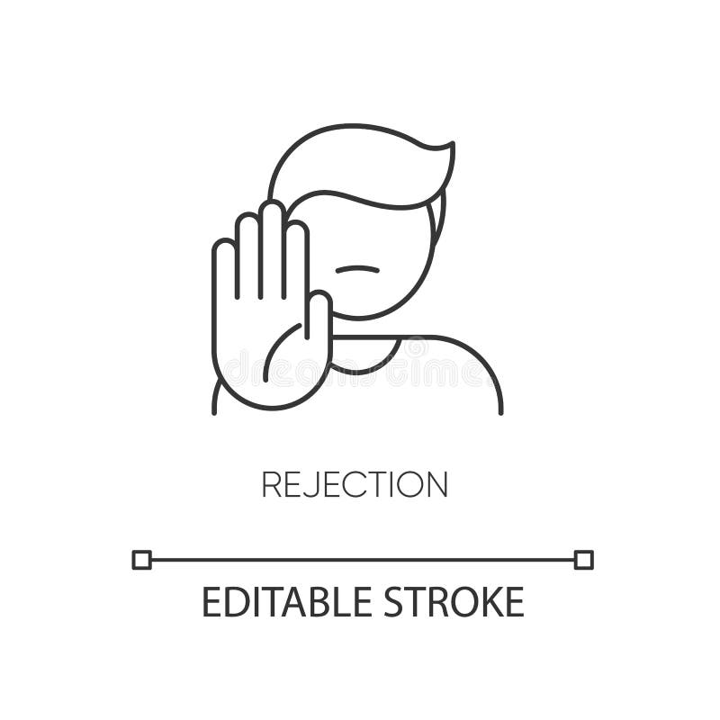 Refusal Gesture Stock Illustrations – 760 Refusal Gesture Stock ...