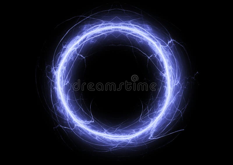 Diseño Del Logotipo Del Vector Del Rayo Del Círculo Ilustración del ...