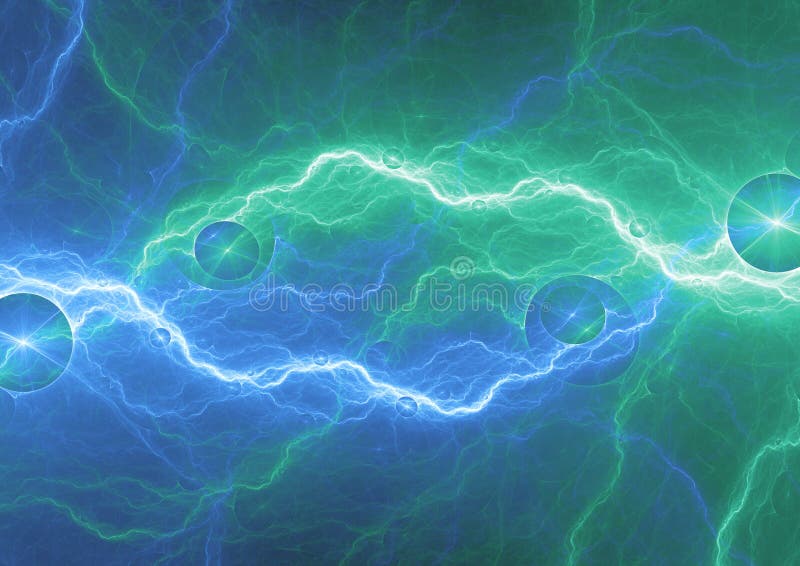 Relâmpago azul e ciano ilustração stock. Ilustração de ciano - 93961846