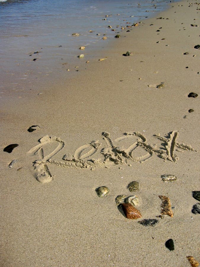 Relax 4 imagen de archivo. Imagen de arena, colada, relajante - 279115