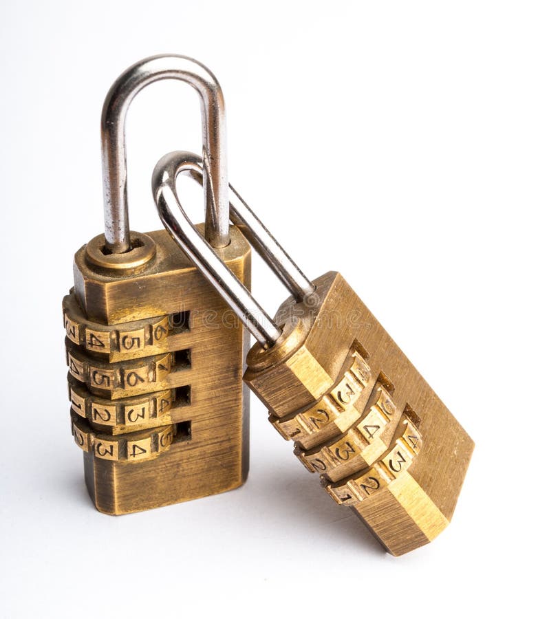 Related Pair of Golden Code Master Key Stock Image - Image of defend ...