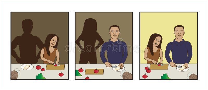 Dominating Man Woman Stock Illustrations – 62 Dominating Man Woman ...