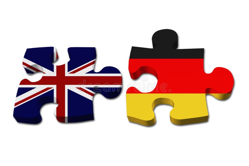 Relationship between the Britain and Germany Stock Illustration ...