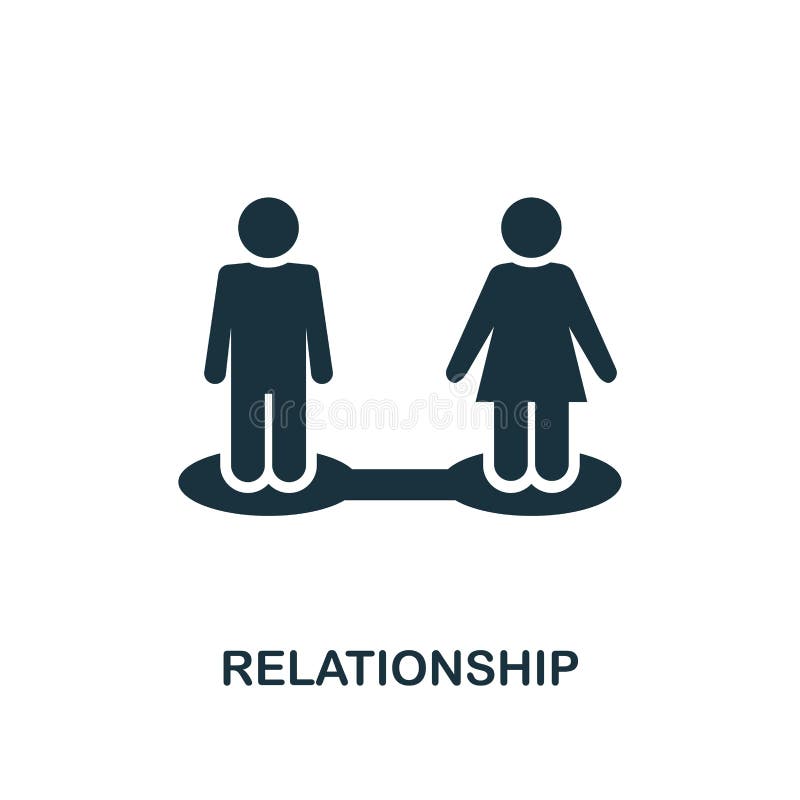 Relationship Creative Icon. Simple Element Illustration. Relationship ...