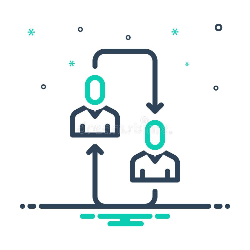 Mix Icon for Relationship, Connection and Relation Stock Vector ...