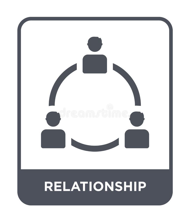 Relationship Icon in Trendy Design Style. Relationship Icon Isolated on ...