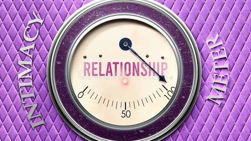 Relationship and Intimacy that is Hitting a Full Scale, Showing a Very ...