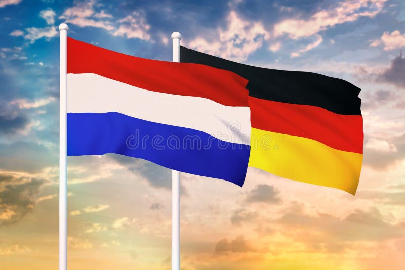 Relationship between the Netherlands and the Germany Stock Illustration ...