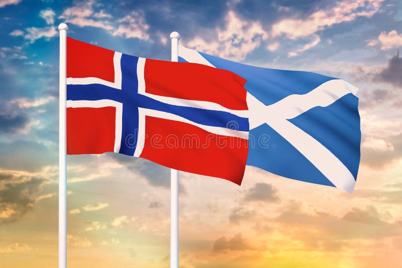 Relationship between the Norway and the Scotland Stock Illustration ...