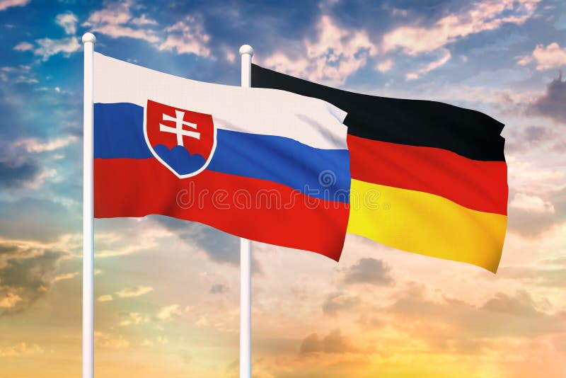 Relationship between the Slovakia and the Germany Stock Image - Image ...