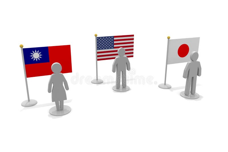 Relationship between the Three Countries. Taiwan, Japan and America ...