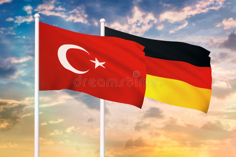 Relationship between the Turkey and the Germany Stock Illustration ...