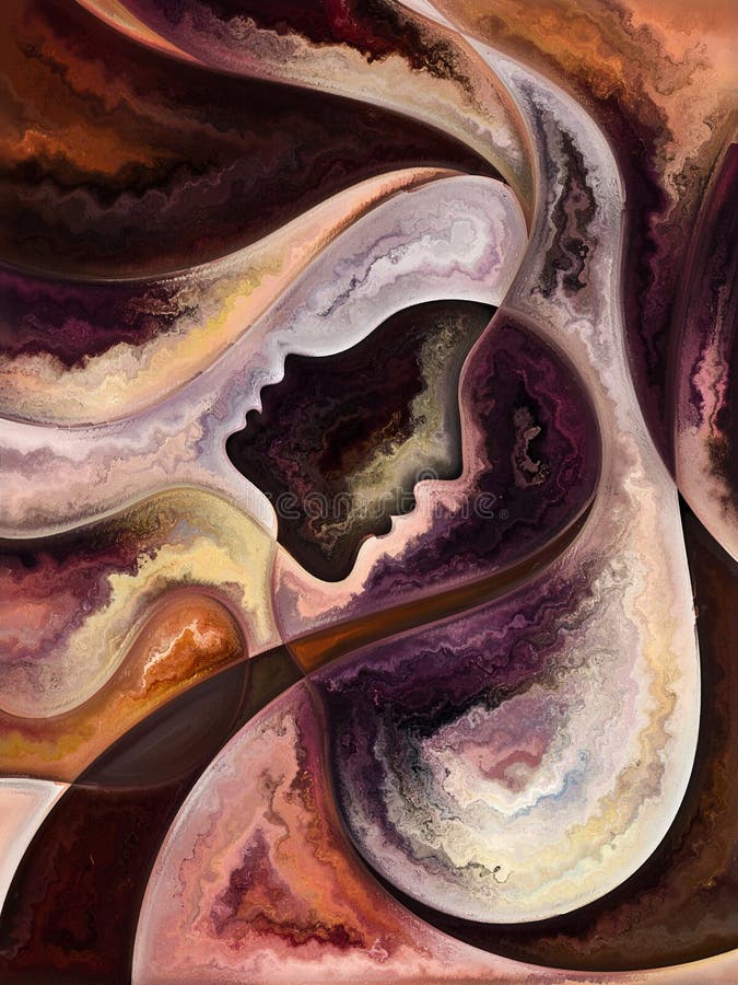 Dreaming of Inner Colors stock illustration. Illustration of creative ...