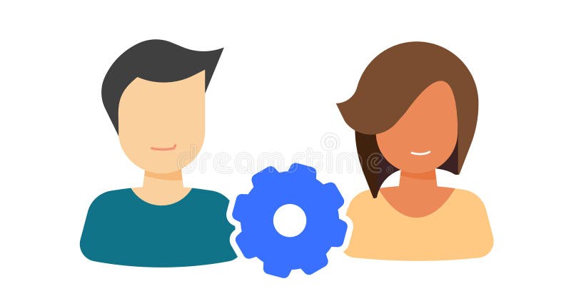 Relationships Tune Up Therapy Icon Vector, Improve Friendship Relation ...