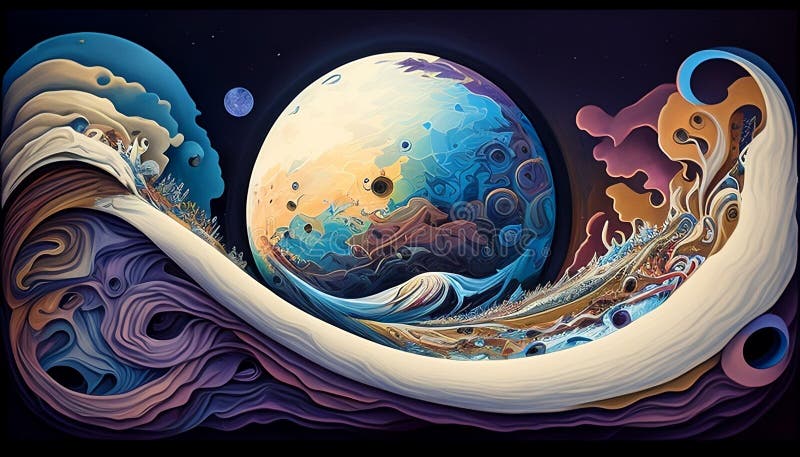 Relativistic Earth - a Surreal and Otherworldly Scene, Made with ...