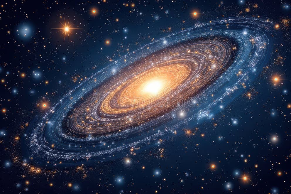 Einstein S Theories Visualized Stock Illustration - Illustration of ...