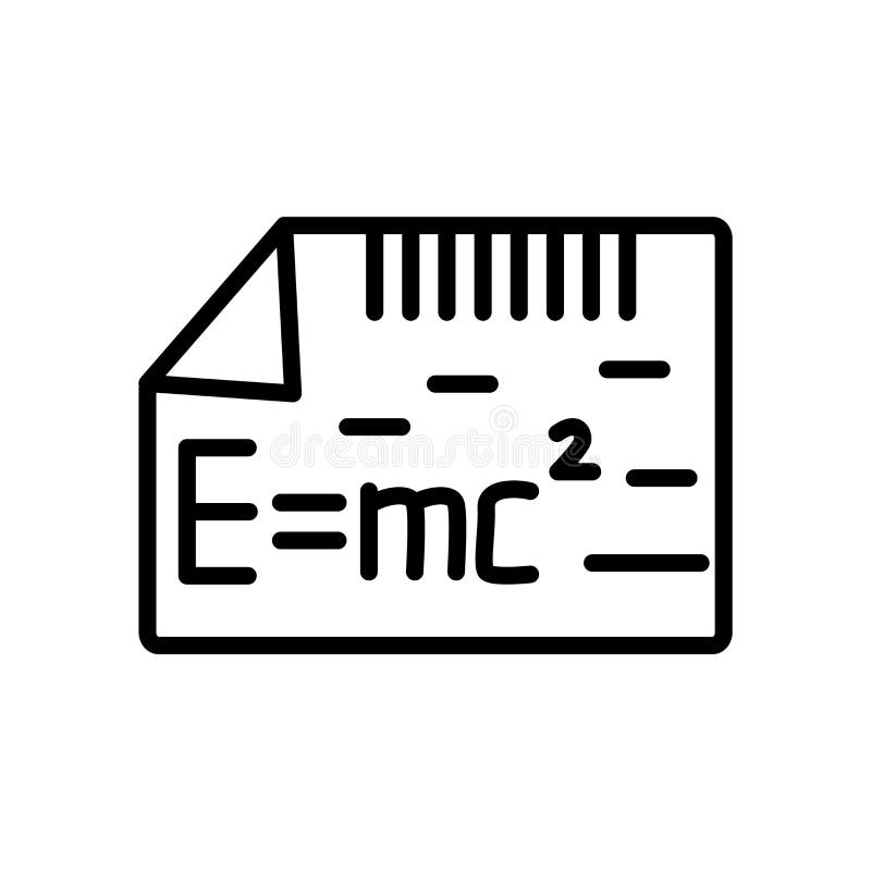 Relativity Linear Icon. Modern Outline Relativity Logo Concept O Stock ...