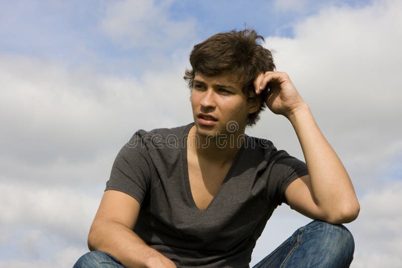 Relax stock photo. Image of concept, relax, blue, freedom - 17094330