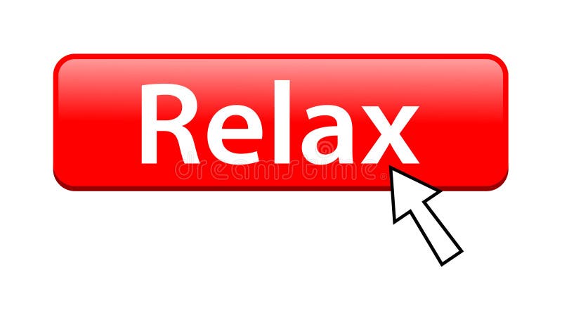 Relax button stock vector. Illustration of fitness, alternative - 203387734