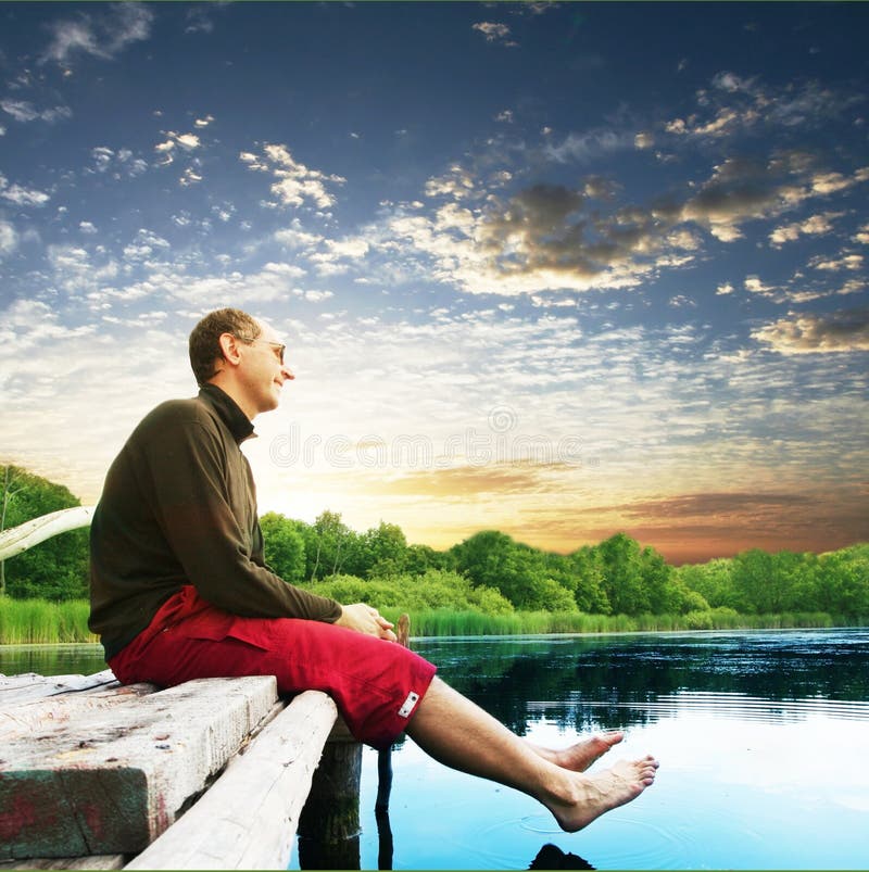 Relax stock image. Image of repose, nature, travel, people - 6594457