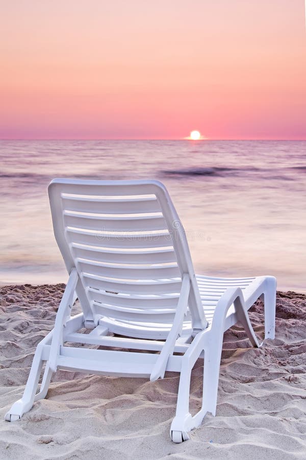 Relax on the beach. stock photo. Image of orange, poland - 15878946