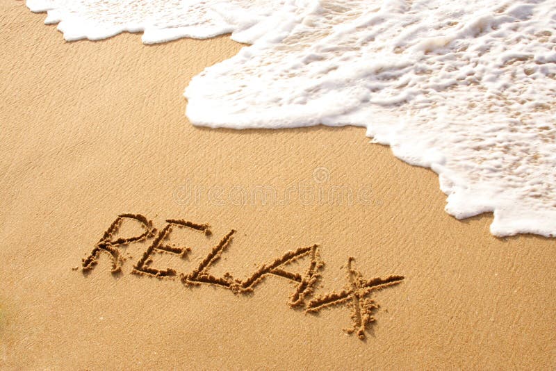 Slow Down, Relax, Take it Easy Stock Photo - Image of sticky, smiley ...