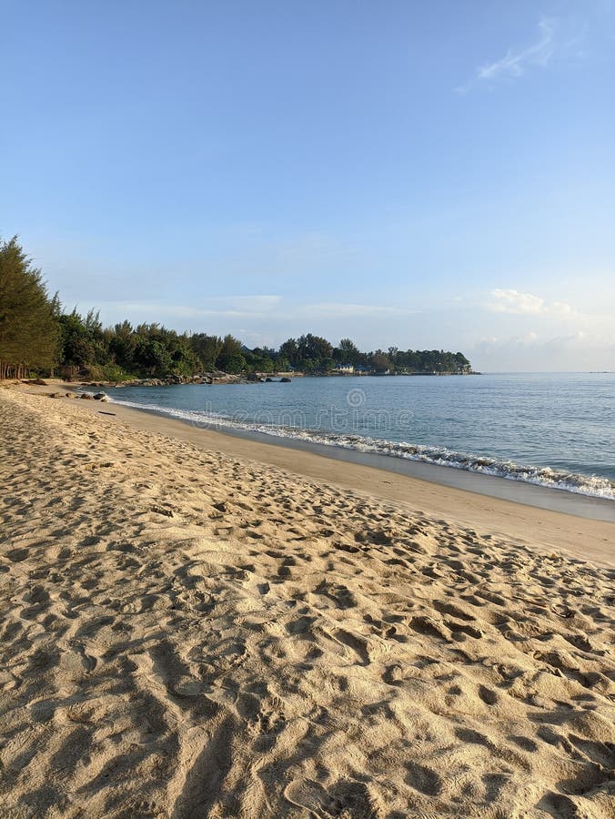 Relax by the Beach, while Enjoying the Refreshing Morning Sun Stock ...