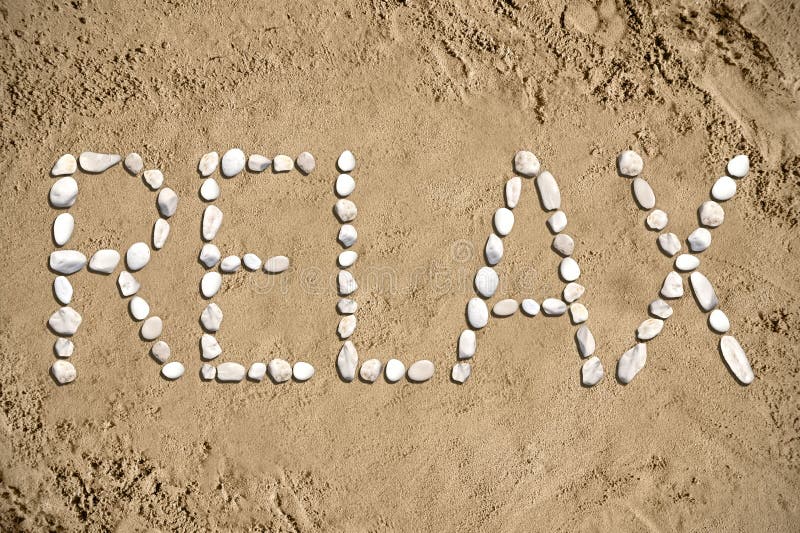 Relax - Beach, Sand, Stones Stock Photo - Image of resort, vacation ...