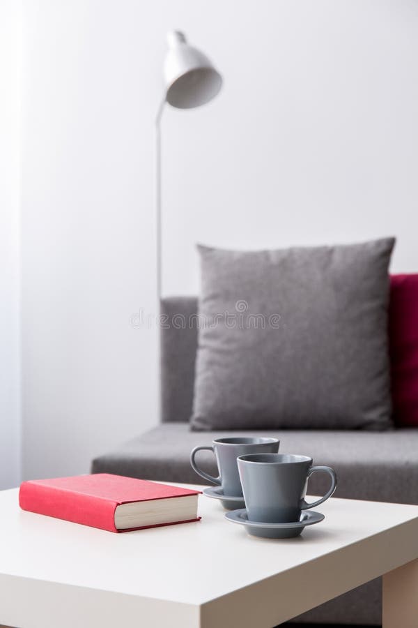 Relax with Book and Cup of Tea Stock Image - Image of multifunctional ...