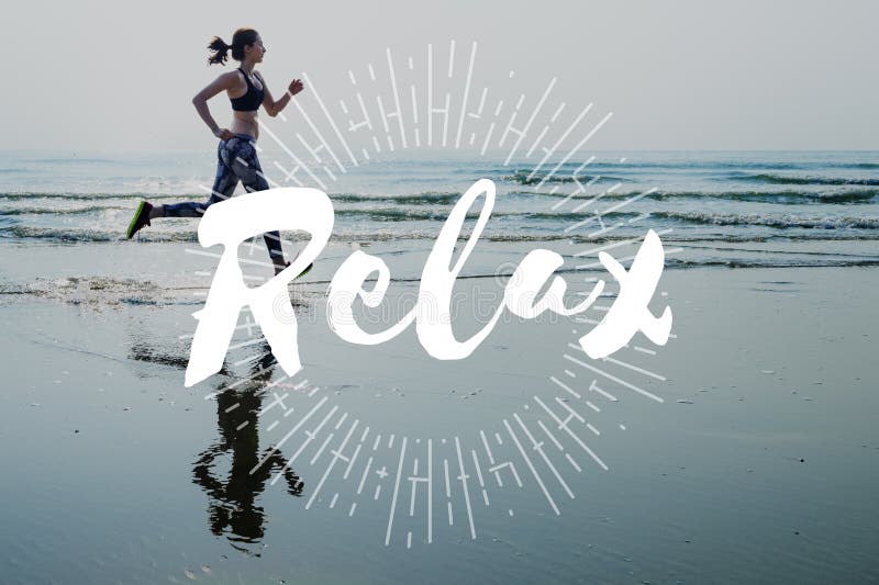 Relax Calm Chill Happiness Life Resting Vacation Concept Stock Image ...