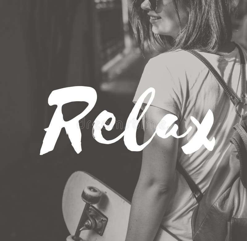 Relax Calm Chill Life Resting Vacation Wellness Concept Stock Photo ...