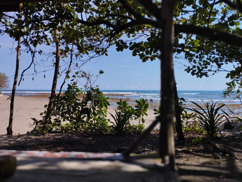 Relax by the Cool Beach and Beautiful Nice View Stock Photo - Image of ...