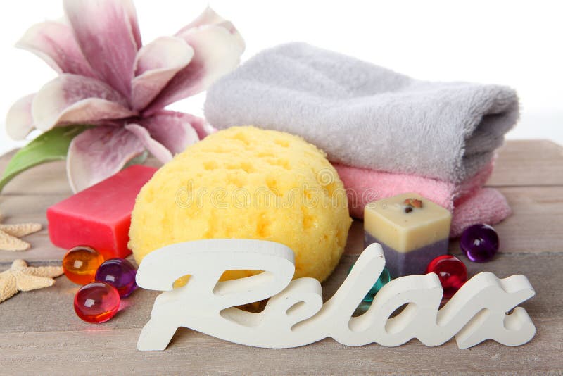 Relax stock photo. Image of products, relax, towel, bathing - 74141162