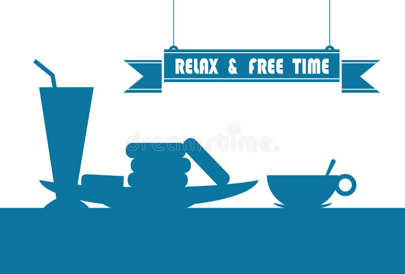 Relax and free time stock vector. Illustration of working - 74786847