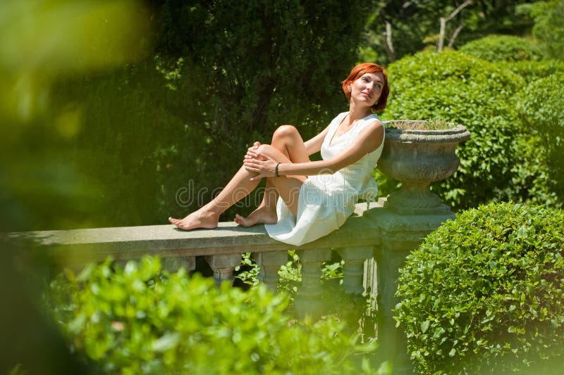 Relax in the garden stock image. Image of sunlight, healthy - 17214833