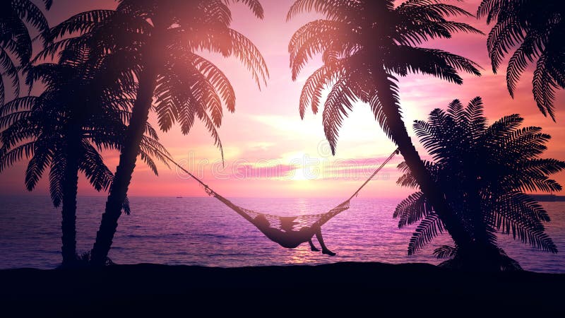 916 Hammock Silhouette Stock Photos - Free & Royalty-Free Stock Photos ...