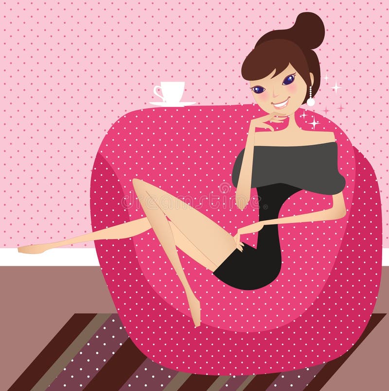 Relax at home stock photo. Image of white, floor, happy - 2701914