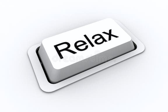 Relax Key stock illustration. Illustration of white, button - 14071270