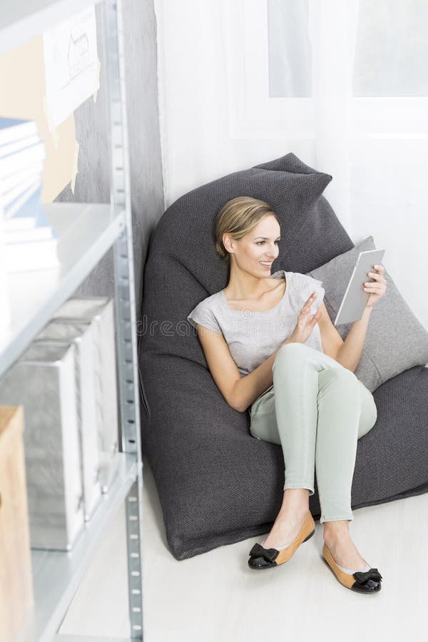 Relax Makes Me More Creative Stock Image - Image of sack, design: 73734881