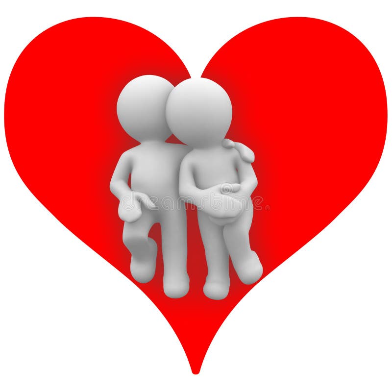 3d heart table stock illustration. Illustration of love - 1763424