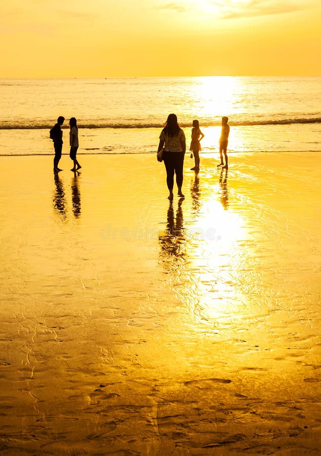 The Relax of the People in Bright Blue Editorial Stock Image - Image of ...