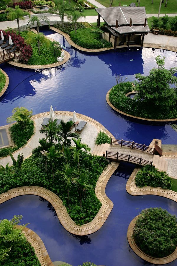 Relax by the pool. stock image. Image of sunbathing, outdoors - 43181623