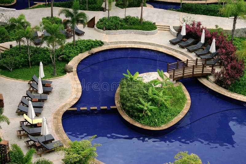 Relax by the pool. stock image. Image of resting, relax - 43181995