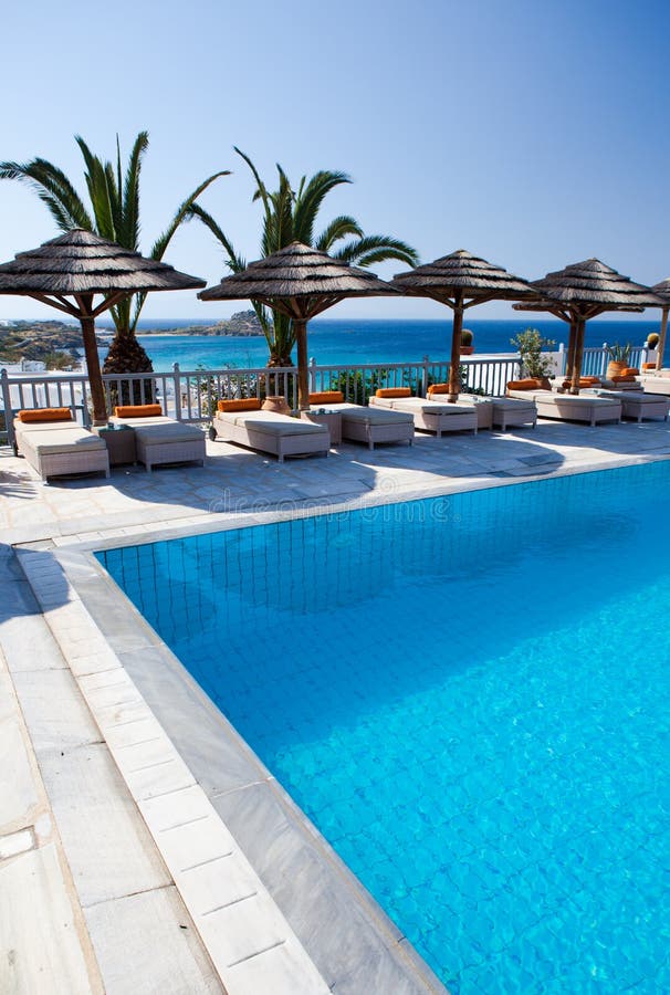 Relax by the pool stock image. Image of turquoise, beauty - 26441211