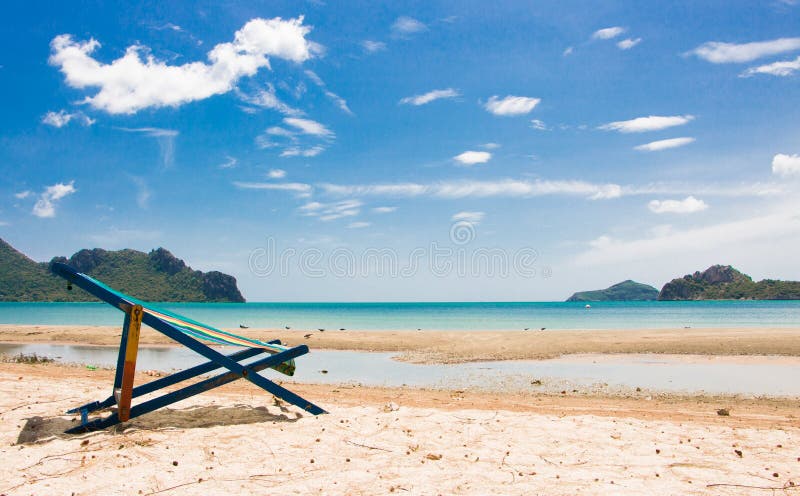 Relax in sea beach travel stock image. Image of lounge - 46789559