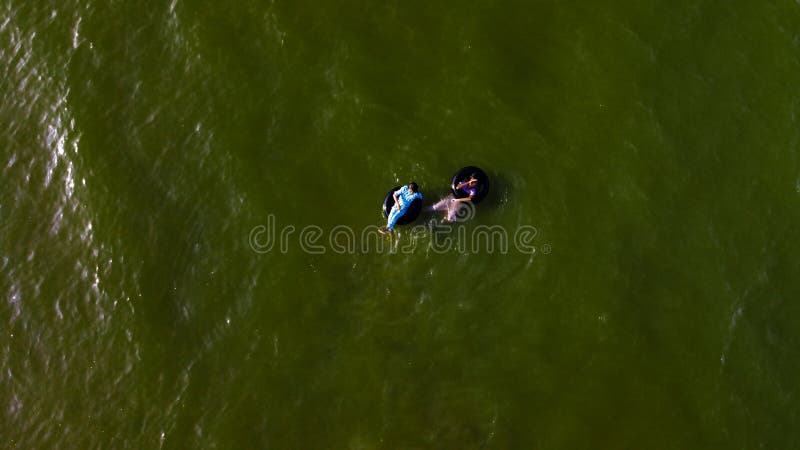 Relax by the Sea with a Float. Stock Photo - Image of buoy, float ...