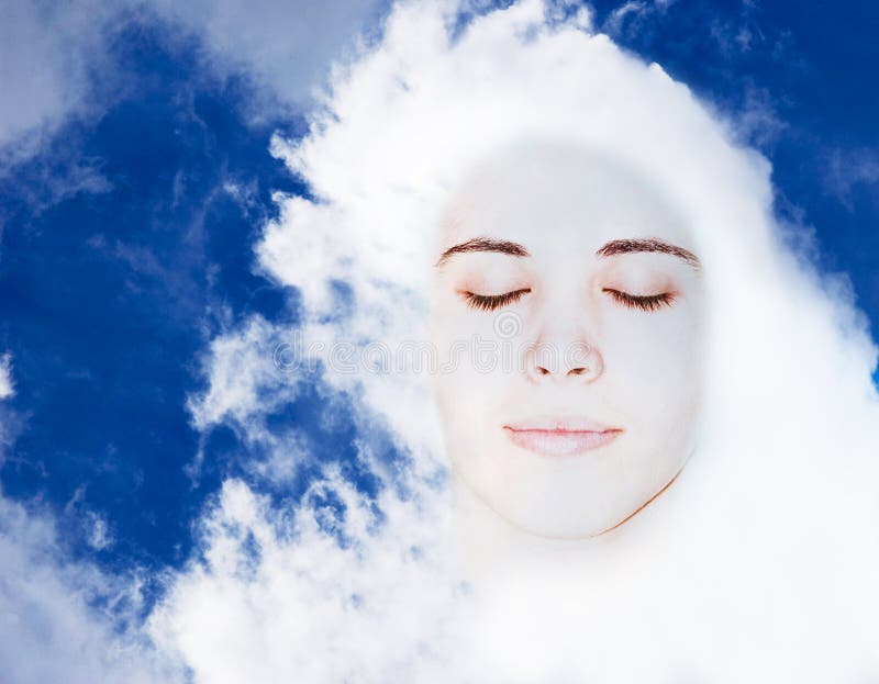 Relax in sky stock image. Image of relax, neatness, girl - 647749