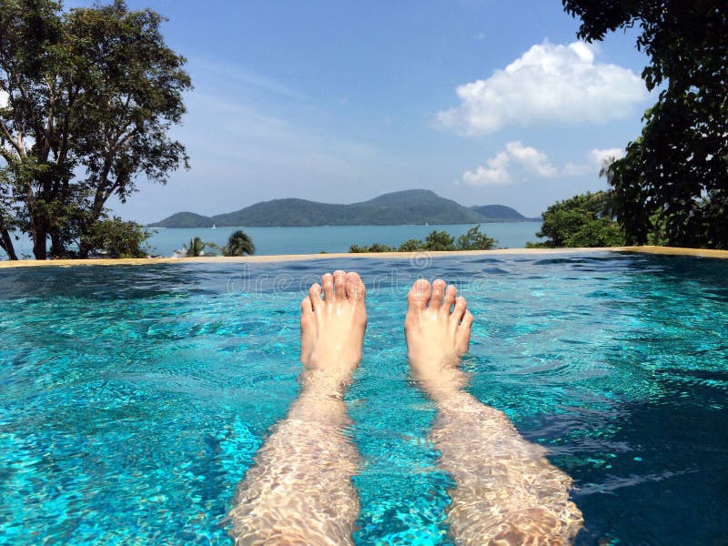 Relax stock photo. Image of pool, island, relax, view - 61584870