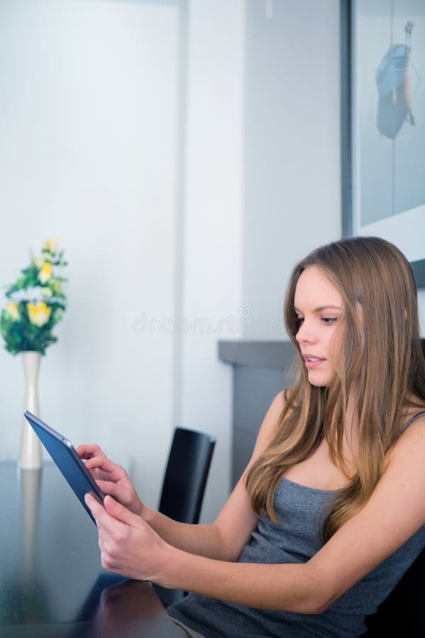 Relax with a tablet stock image. Image of leisure, wireless - 37210565