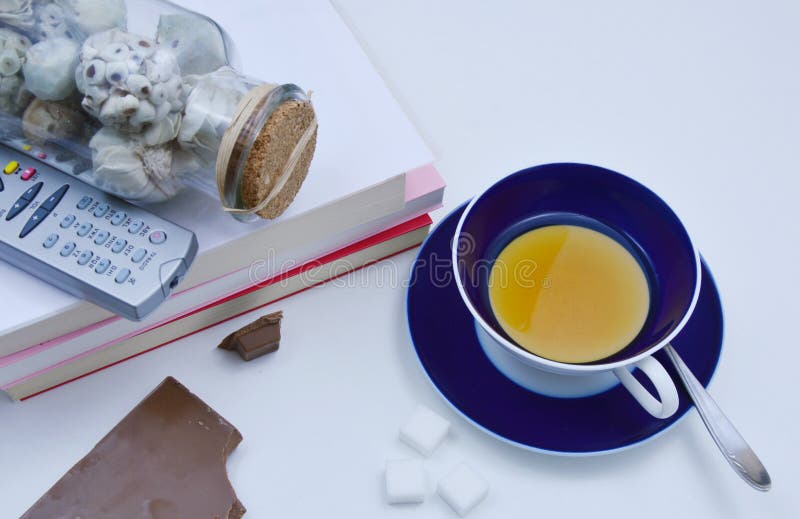Relax with a tea time stock image. Image of table, drink - 86019715